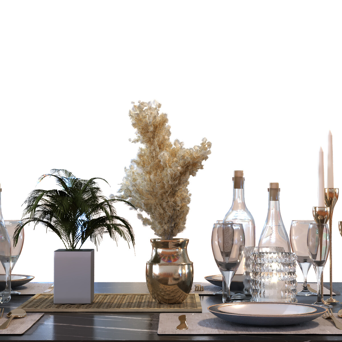 ArtStation - dining table 014 | Resources