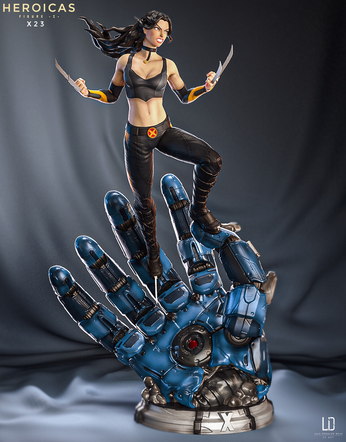 ArtStation - Heroicas - Figure 2 - X23 - 3D print model STL | Resources
