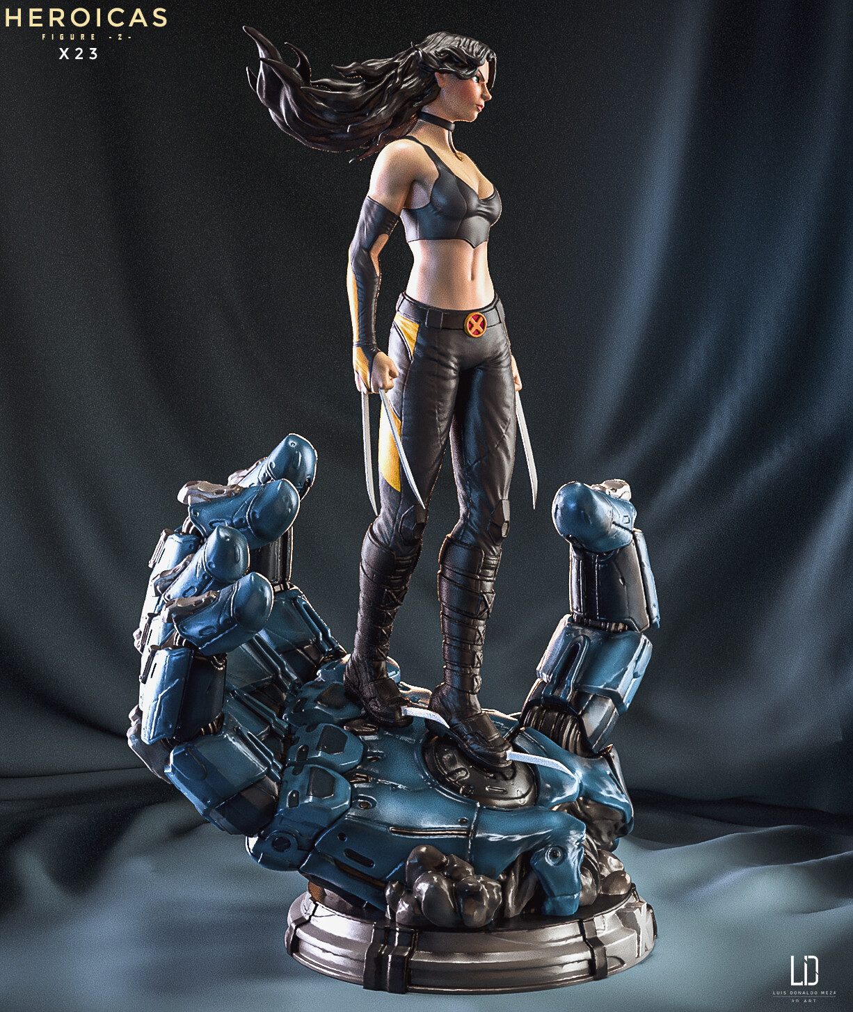 ArtStation - Heroicas - Figure 2 - X23 - 3D print model STL | Resources