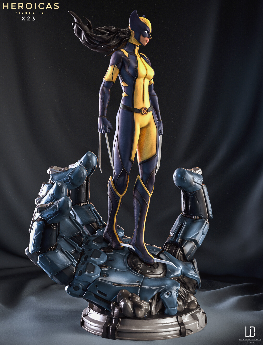 ArtStation - Heroicas - Figure 2 - X23 - 3D print model STL | Resources