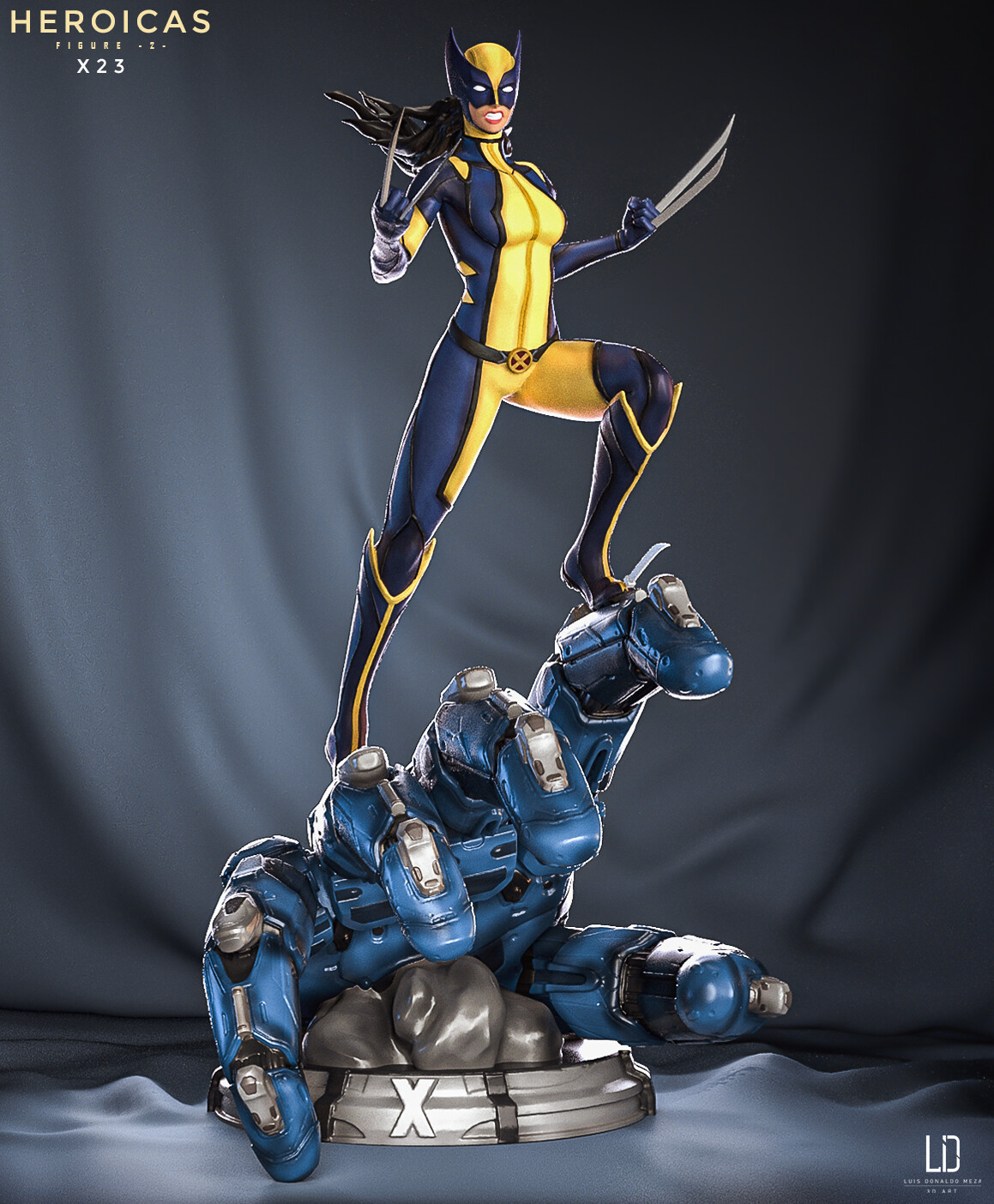 ArtStation - Heroicas - Figure 2 - X23 - 3D print model STL | Resources