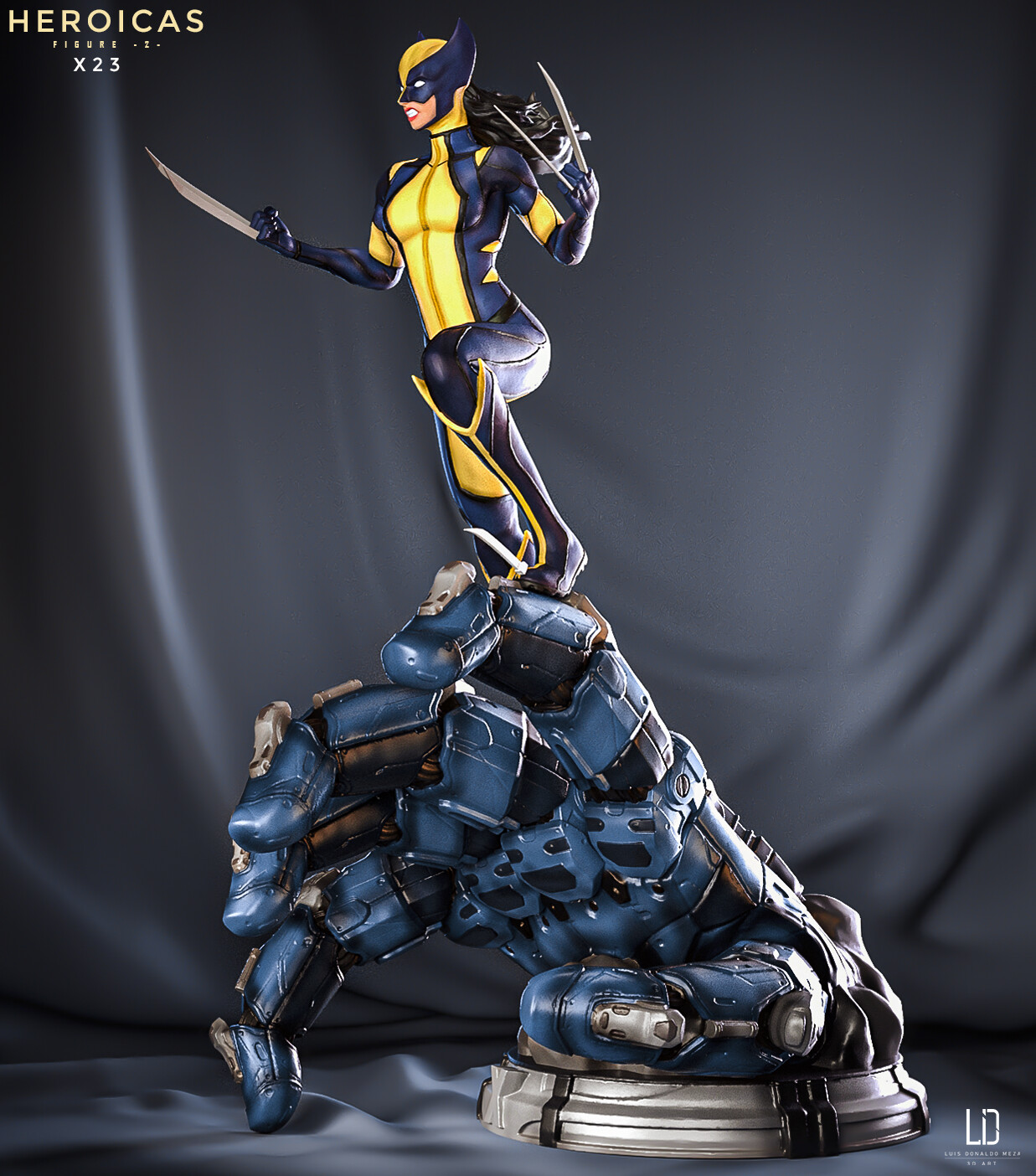 ArtStation - Heroicas - Figure 2 - X23 - 3D print model STL | Resources