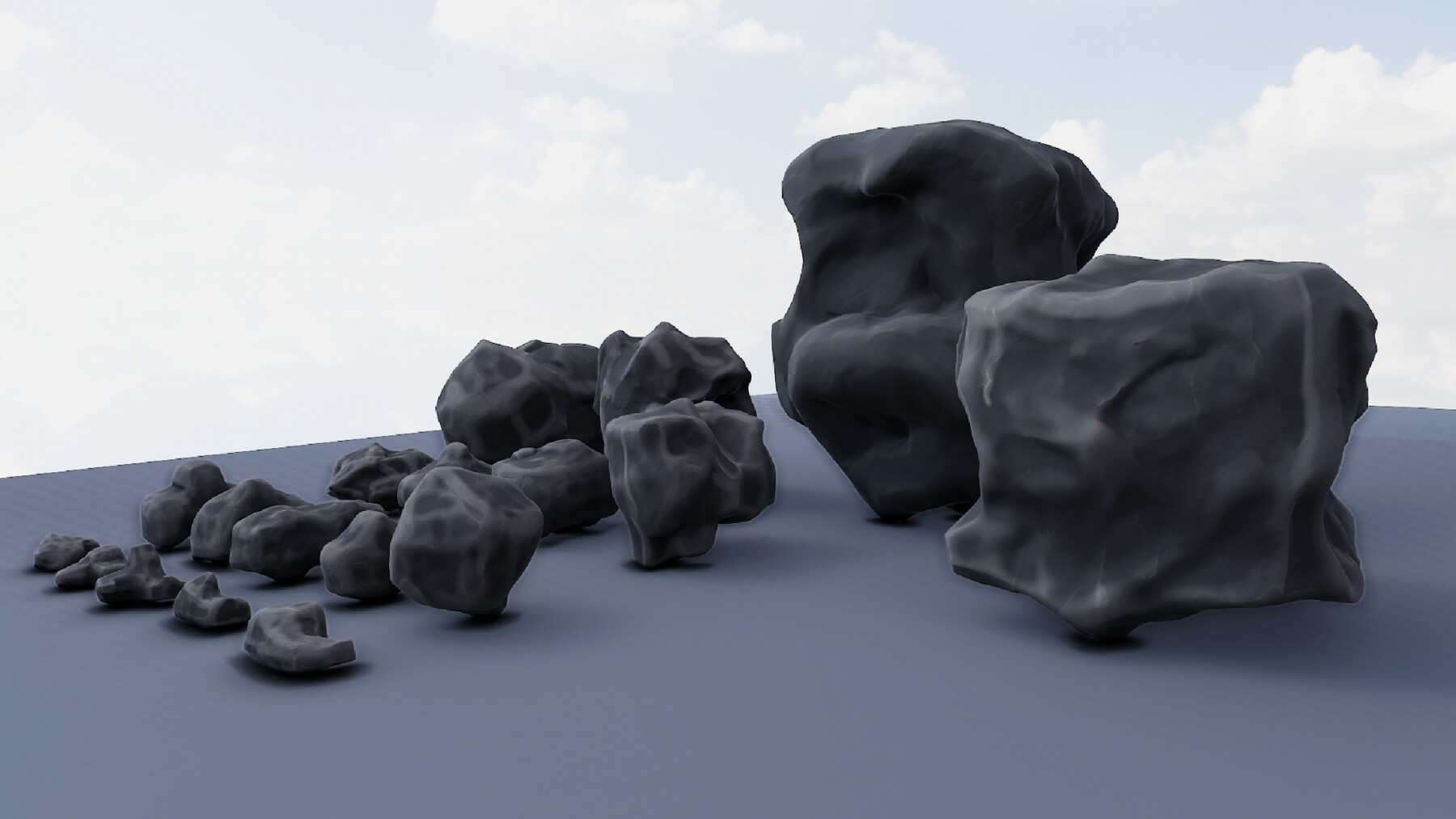 ArtStation - Stylized Rocks Vol 1 For Unity Engine | Game Assets