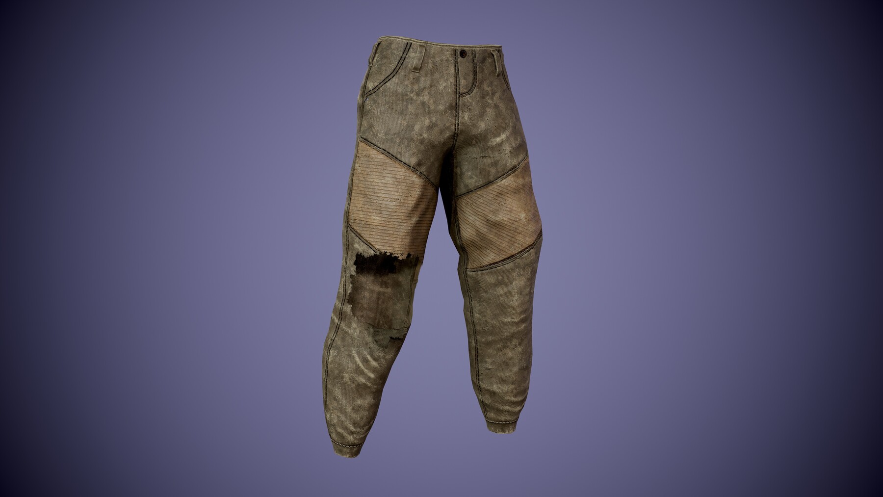 ArtStation - Post apocalyptic Pants | Game Assets
