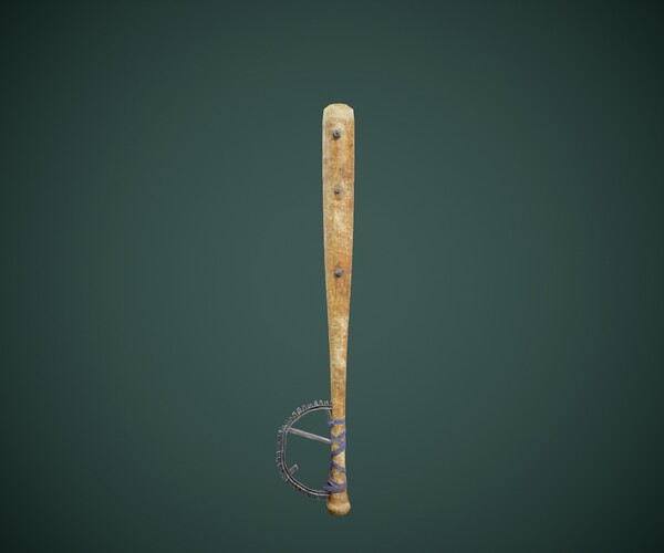 ArtStation - Post apocalyptic baseball bat set | Game Assets