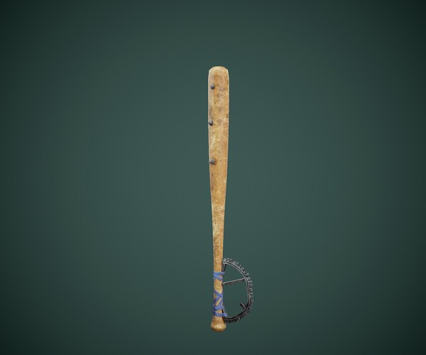 ArtStation - Post apocalyptic baseball bat set | Game Assets