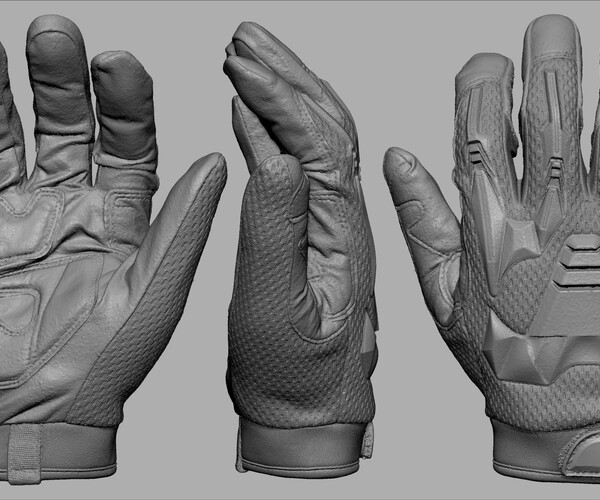 ArtStation - Tactical Gloves 027 | Game Assets