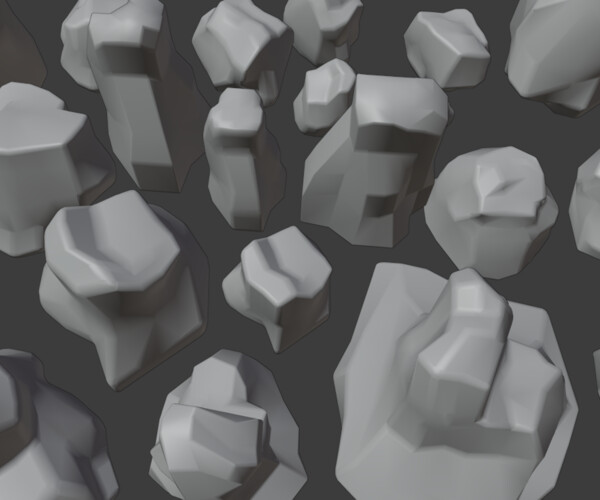ArtStation - Stylised Rocks | Resources