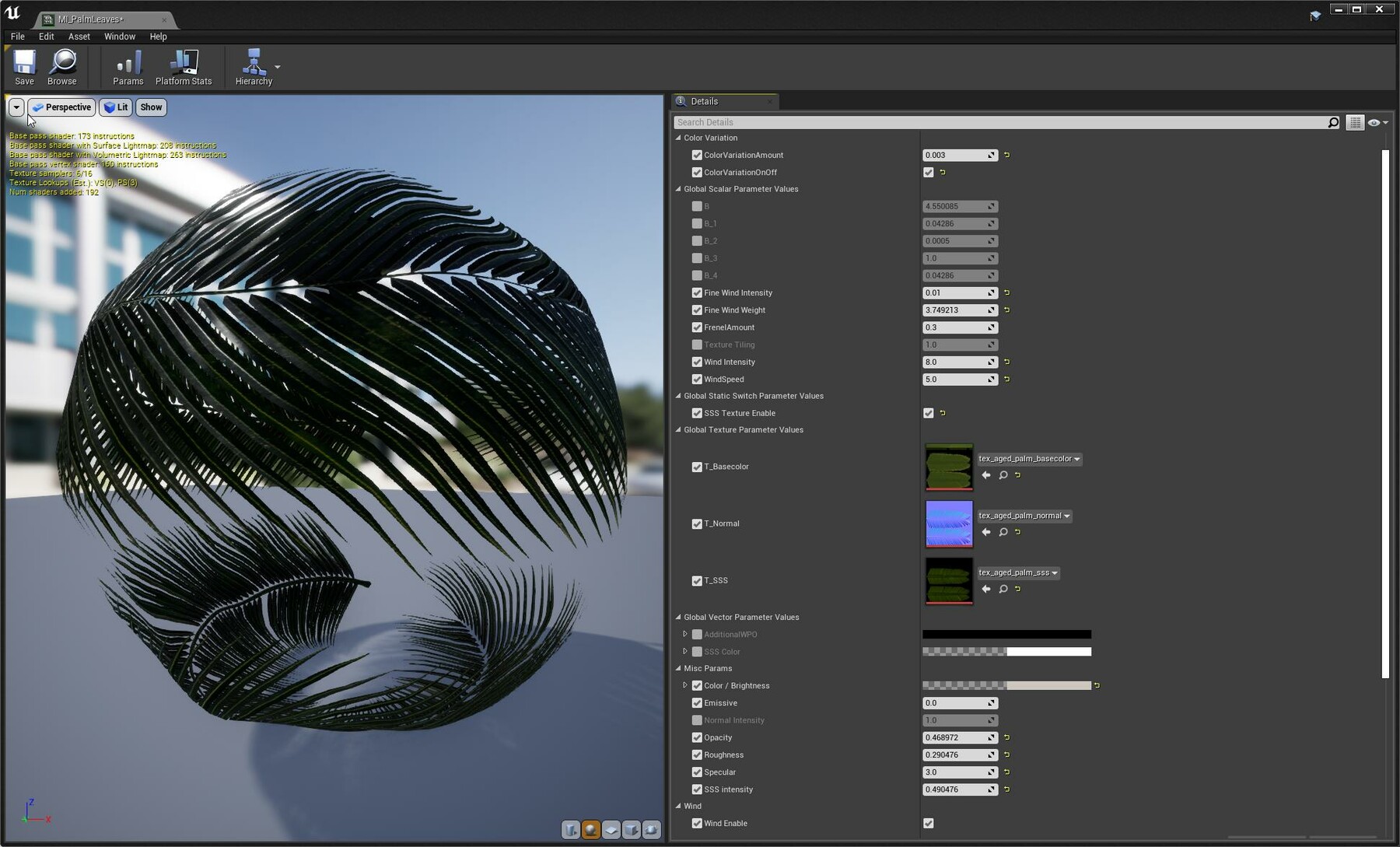 ArtStation - Coconut Palms for Games | Game Assets