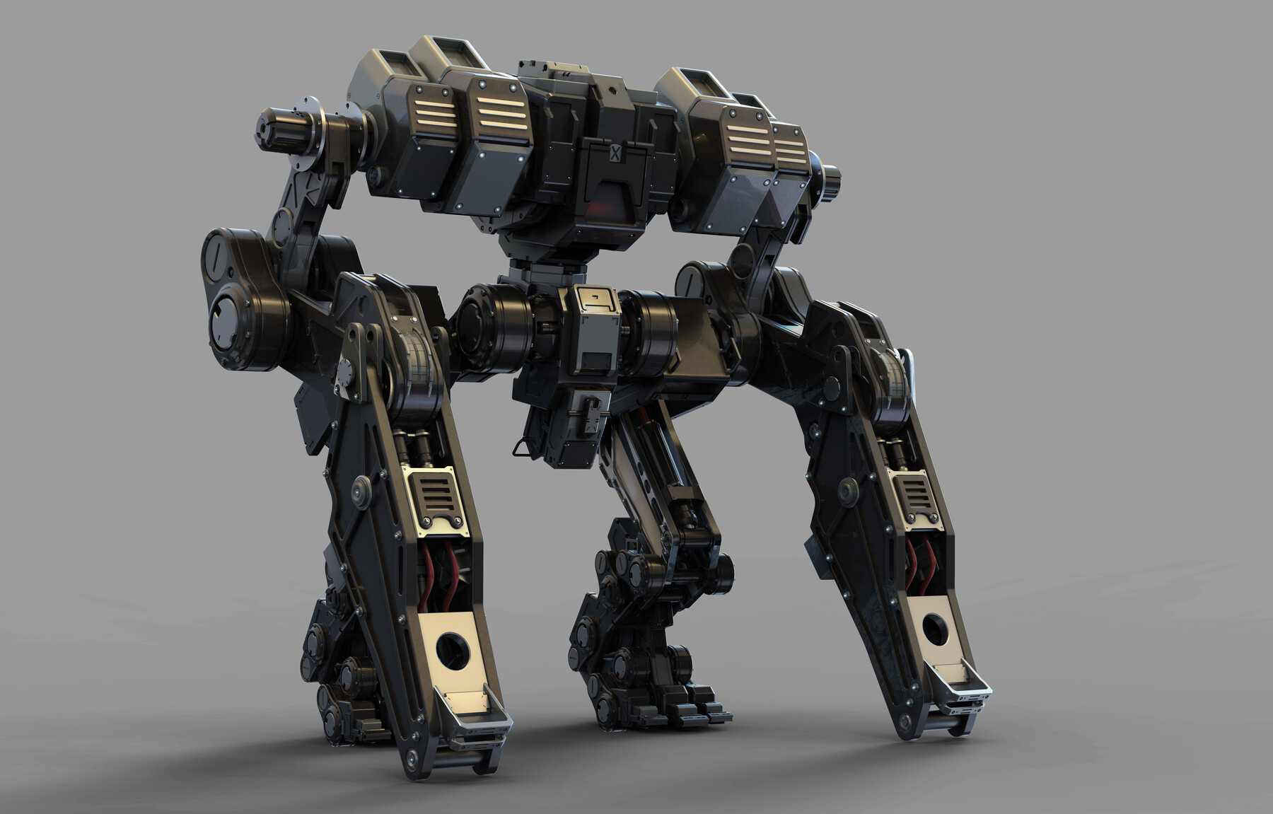 ArtStation - MECH SERIES #2 - Heavy One - Gorilla Mesh | Resources