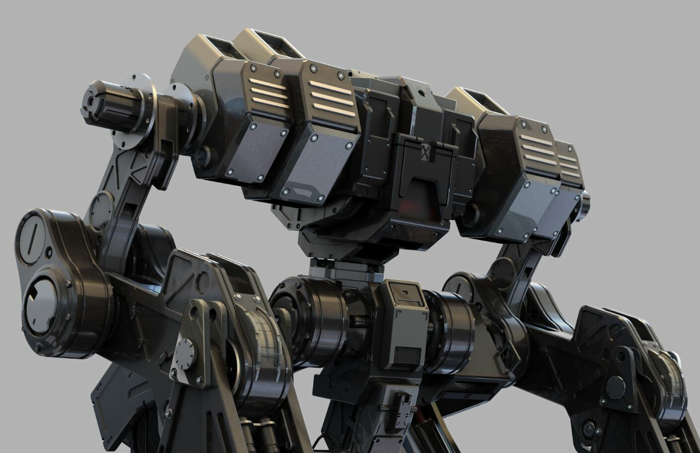 ArtStation - MECH SERIES #2 - Heavy One - Gorilla Mesh | Resources