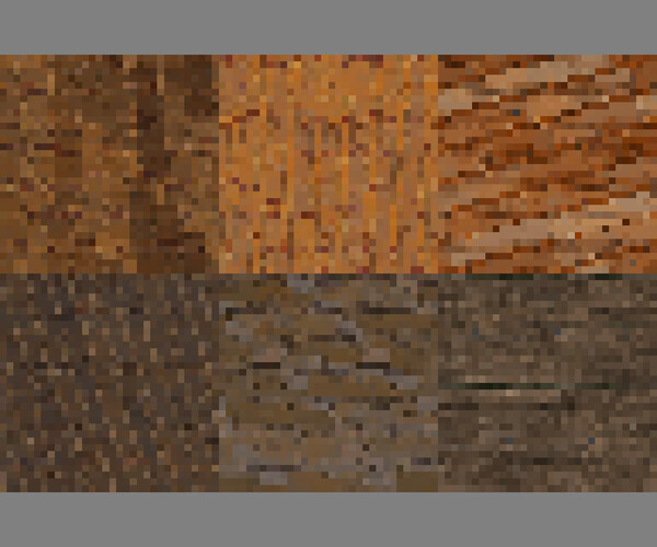 ArtStation - Pixel Art PBR Textures Bundle | Resources