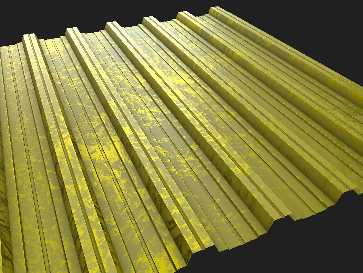 ArtStation - Roof Sheet Pbr Material | Resources