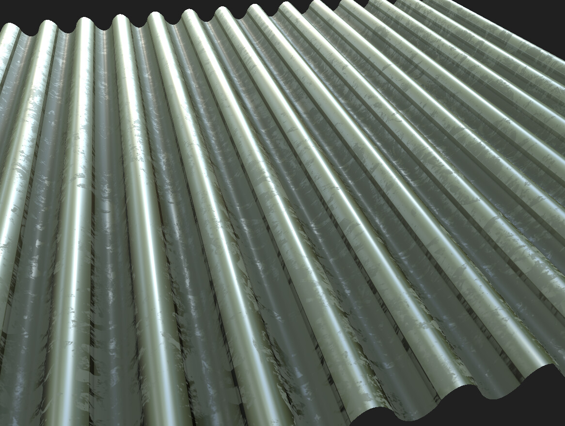 ArtStation - Roof Sheet Pbr Material | Resources
