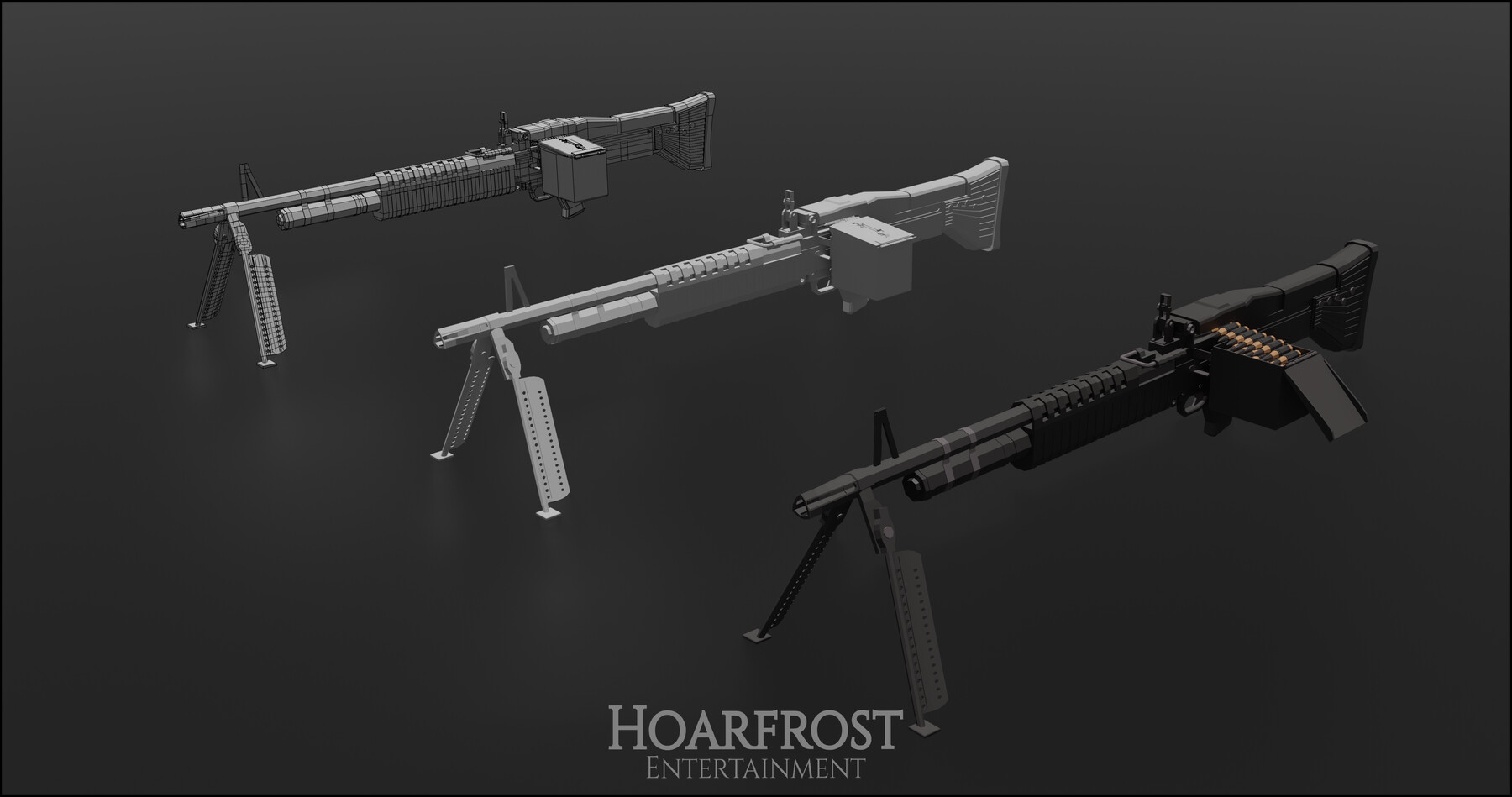 ArtStation - "Hoarfrost Entertainment" Modern Stylized - Rigged -M60 ...