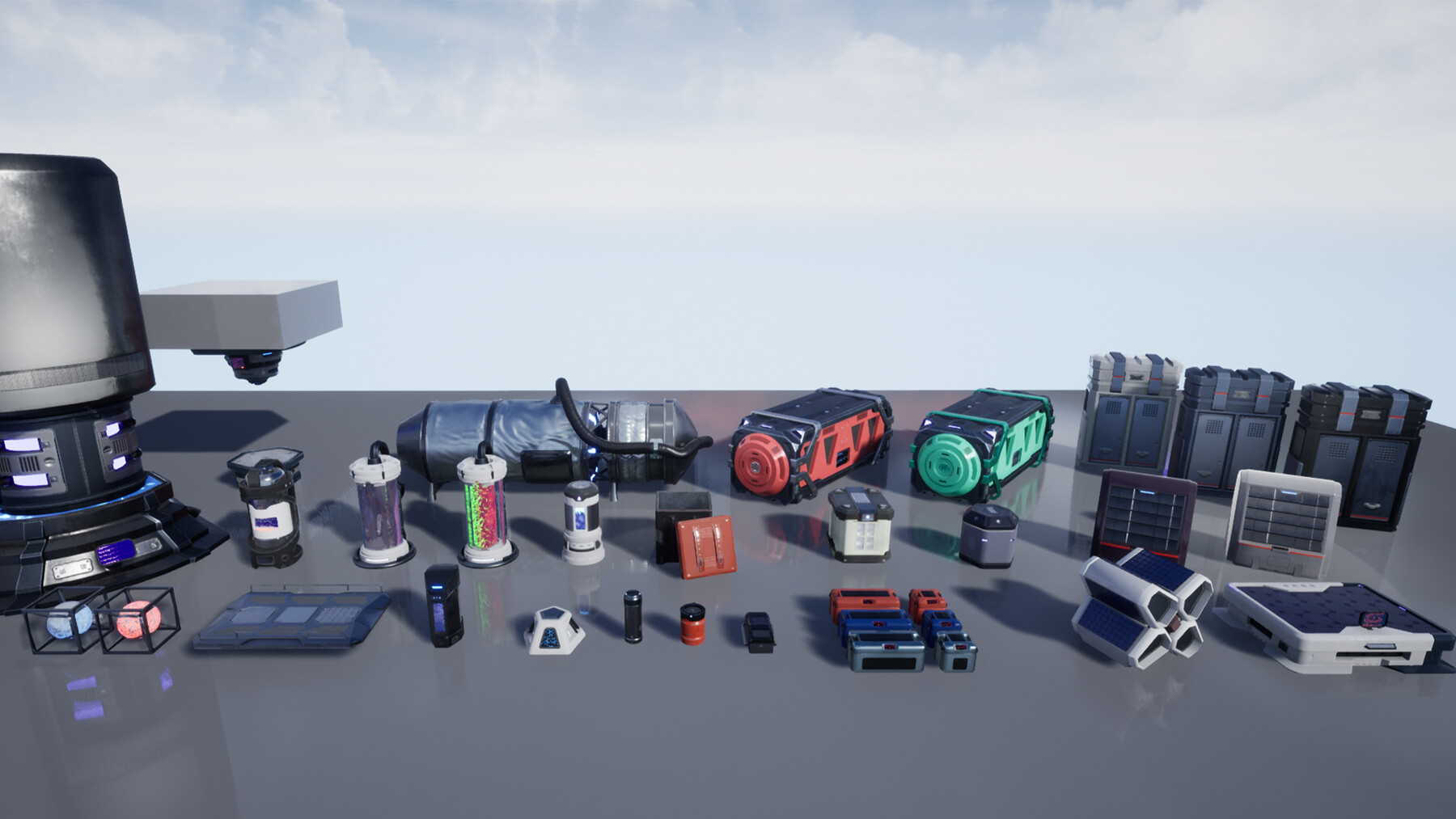 ArtStation - Abstract SciFi Props - Unreal Engine Asset | Game Assets