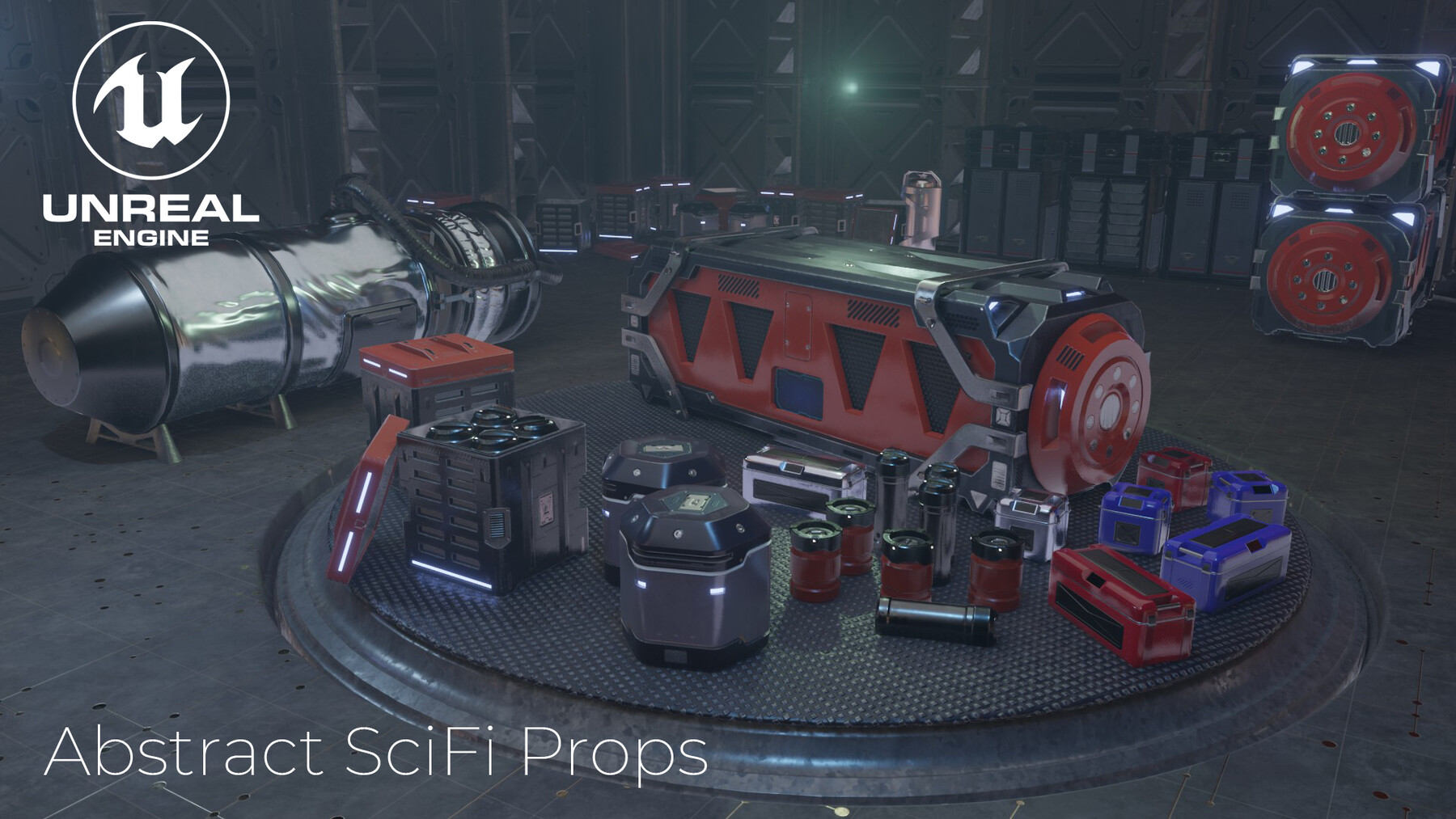 ArtStation - Abstract SciFi Props - Unreal Engine Asset | Game Assets