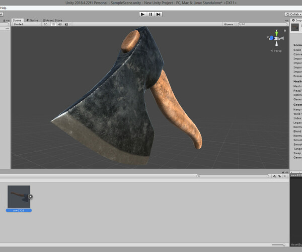 ArtStation - Realistic Axe HD | Resources