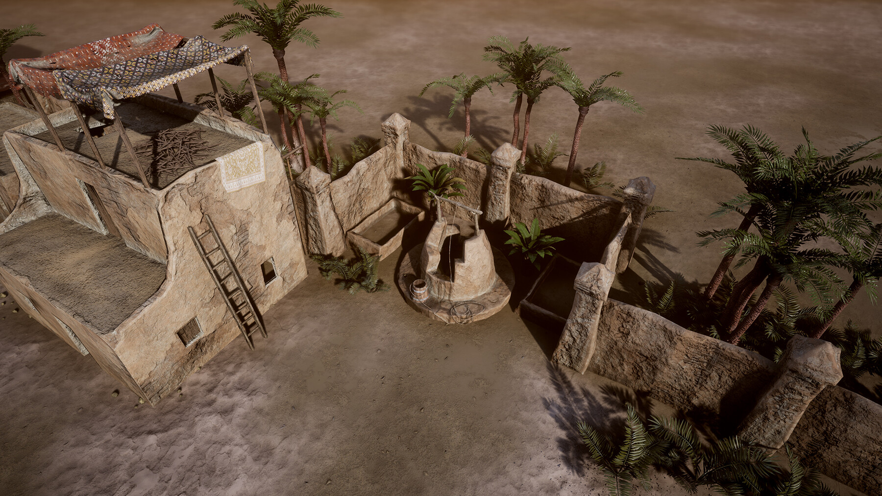 ArtStation - Top-Down Desert Town (UE4) | Game Assets