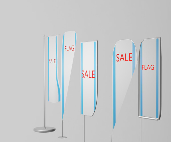 ArtStation - marketing flags pack | Game Assets