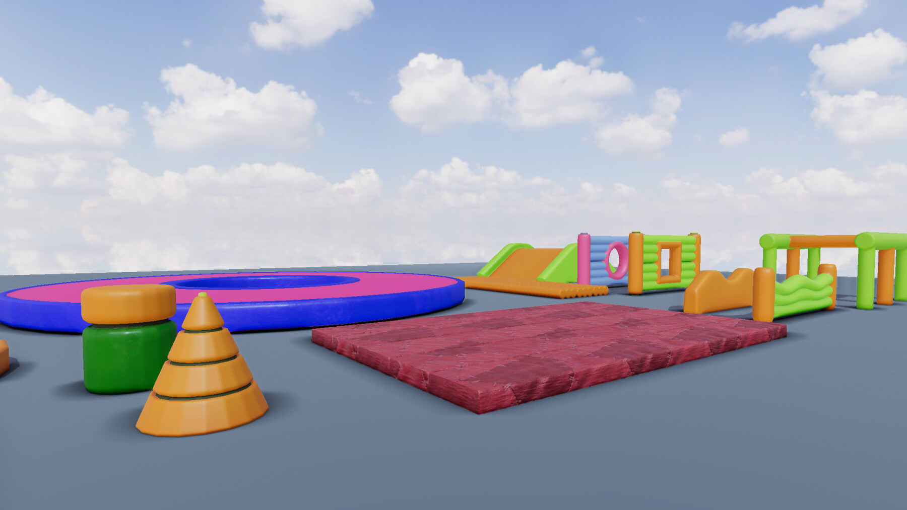 Artstation Fun Obstacle Course Expansion For Unity Engine Game Assets