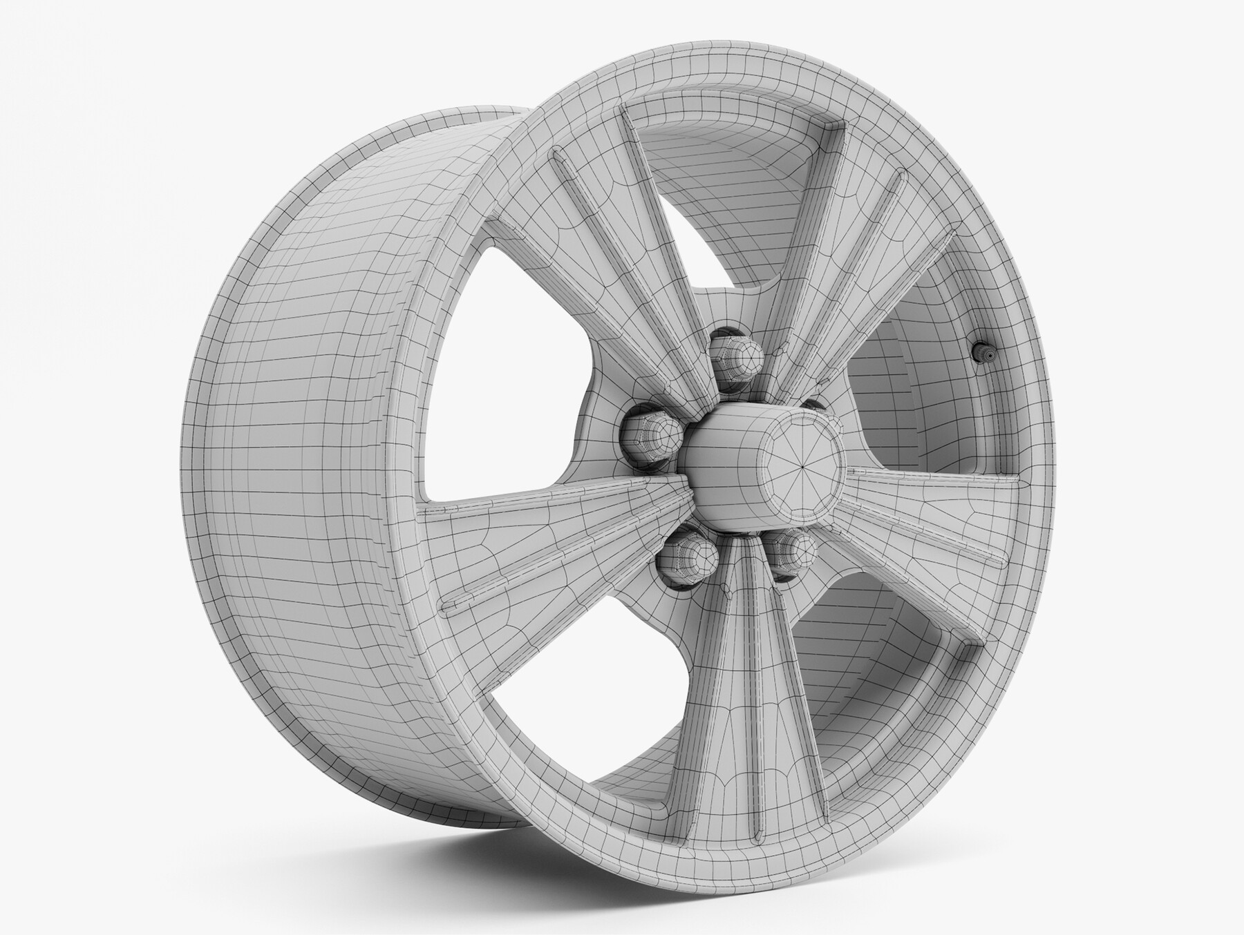 ArtStation - Radir Tri Rib Wheel | Game Assets