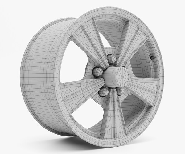 ArtStation - Radir Tri Rib Wheel | Game Assets