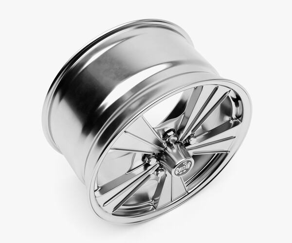 ArtStation - Radir Tri Rib Wheel | Game Assets