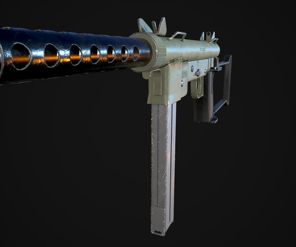 ArtStation - Smith & Wesson M76: Game Ready Prop | Game Assets