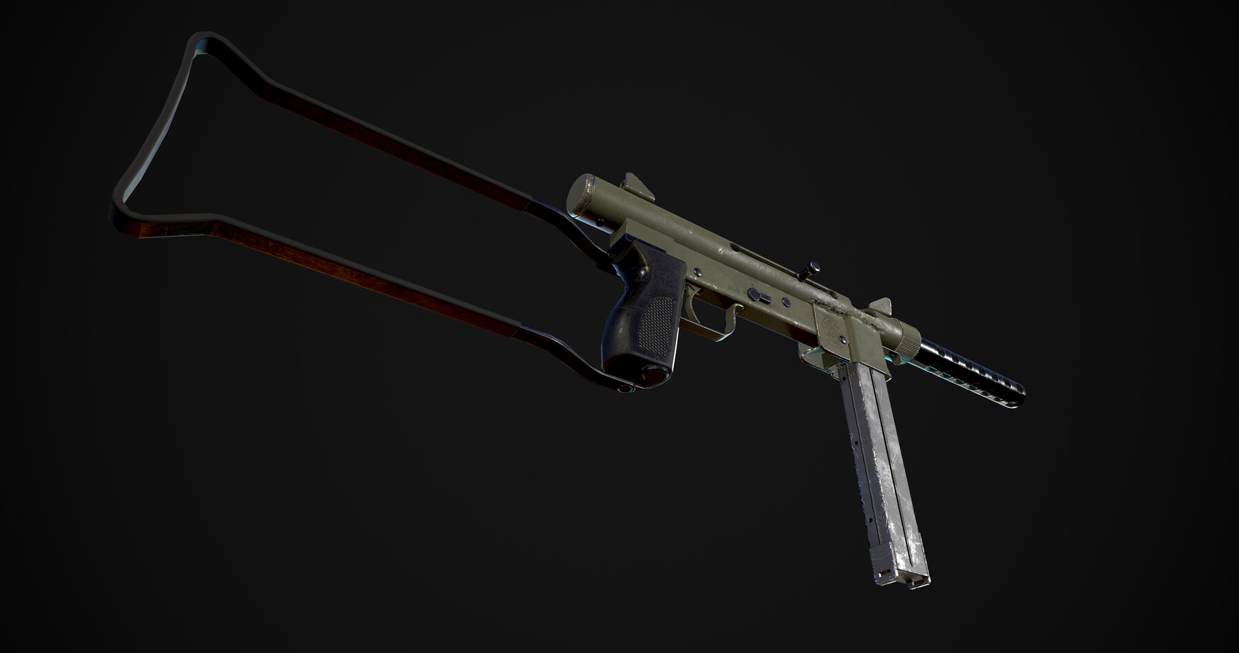 ArtStation - Smith & Wesson M76: Game Ready Prop | Game Assets