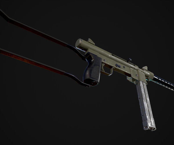 ArtStation - Smith & Wesson M76: Game Ready Prop | Game Assets