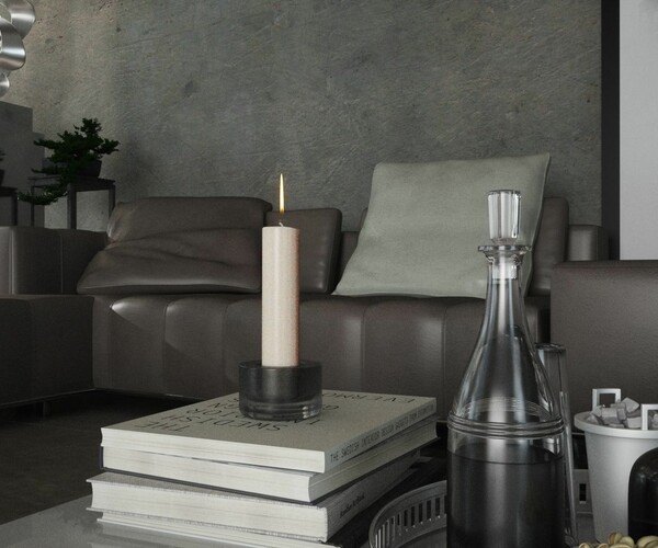 ArtStation - Living Room Fstorm Render Scene | Resources