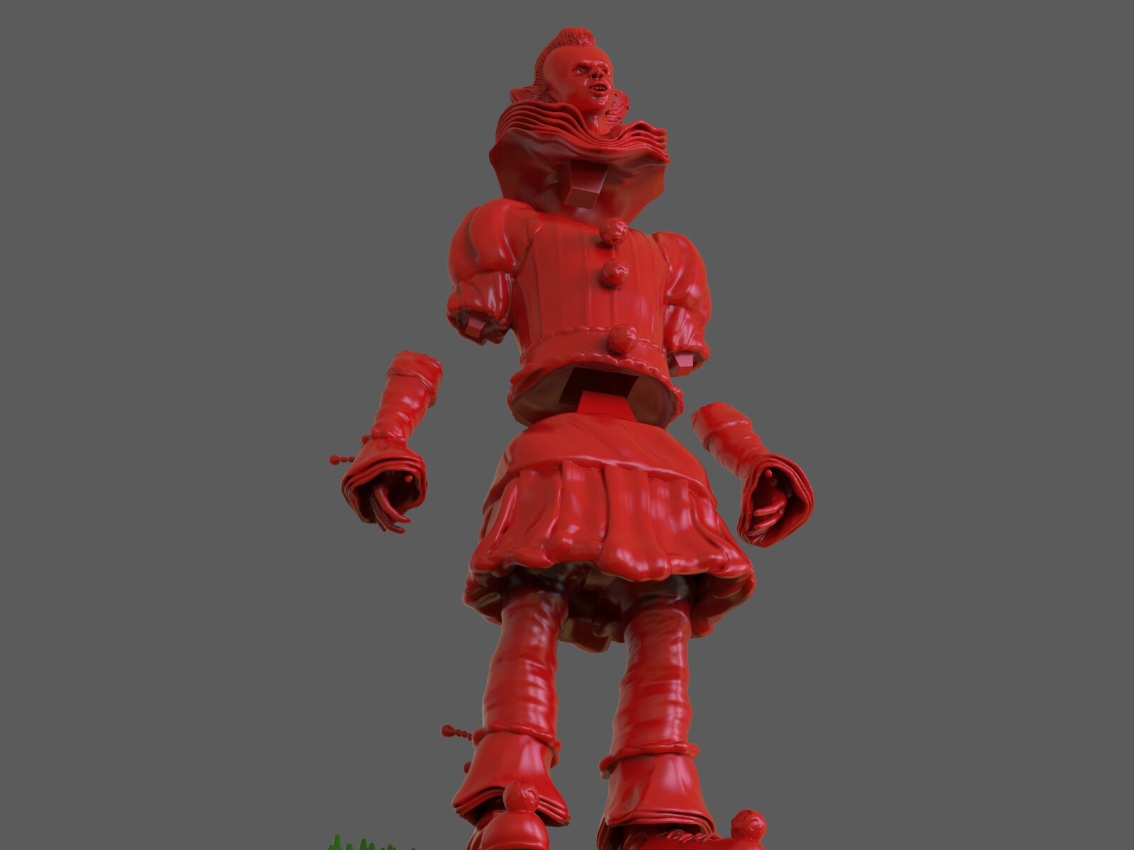 ArtStation - Pennywise IT Sculpture 2017 | Resources