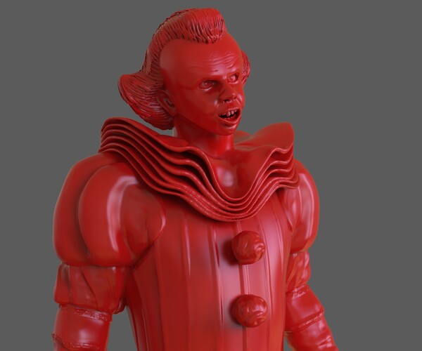 ArtStation - Pennywise IT Sculpture 2017 | Resources