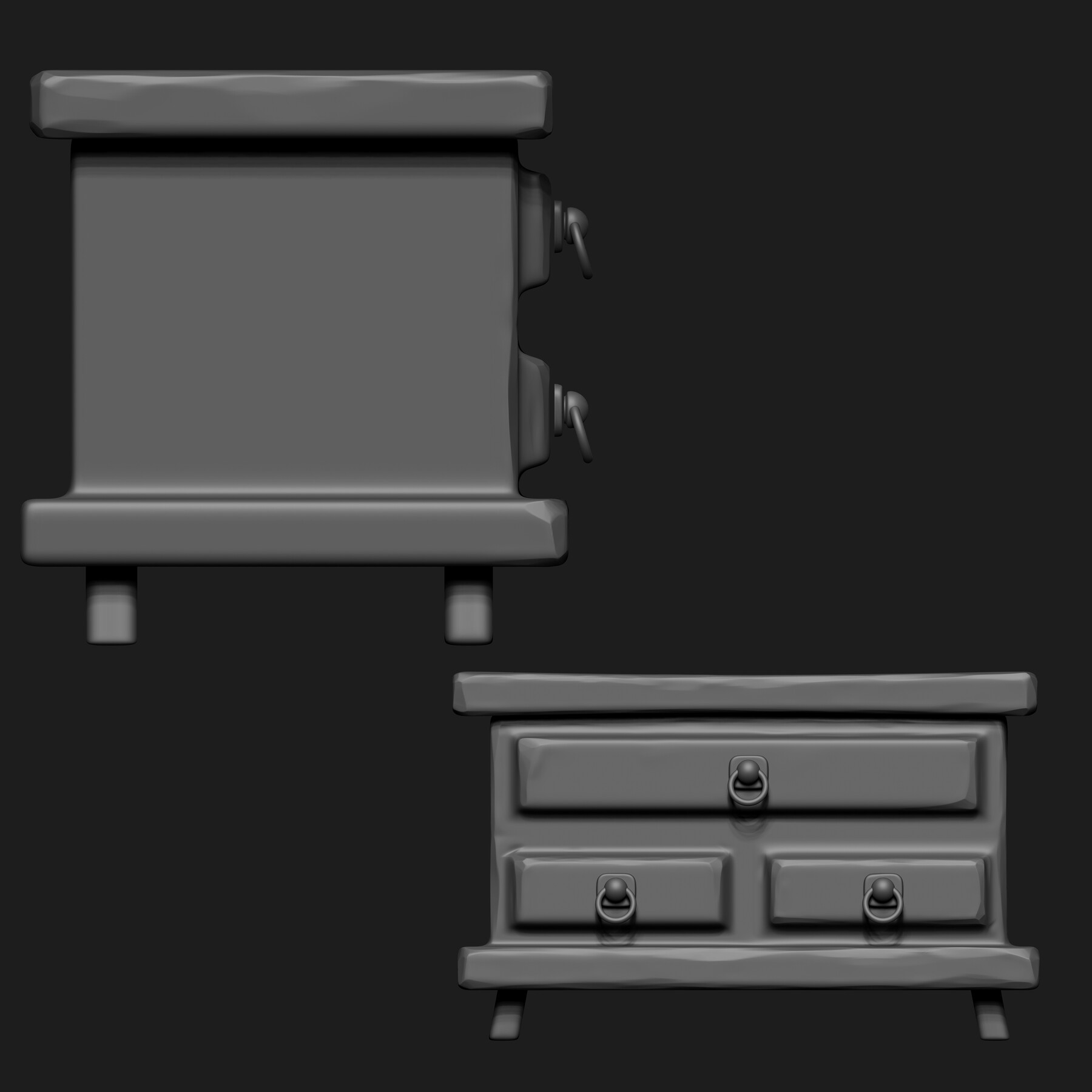 ArtStation - Stylized Objects IMM Brush Pack (10 in One) | Brushes