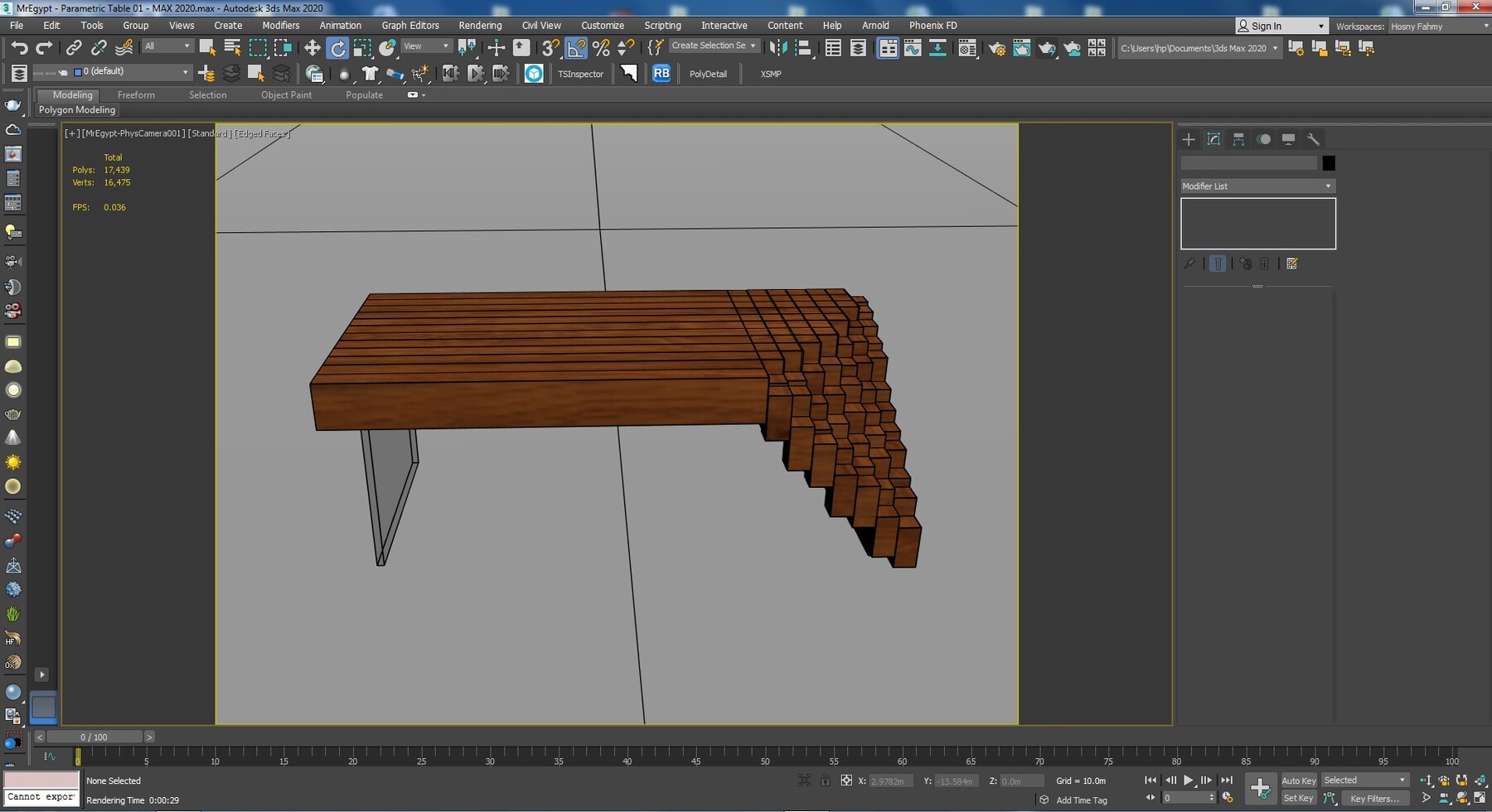 ArtStation - Parametric Table - 01 | Resources