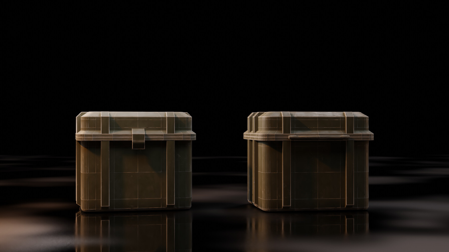 ArtStation - Battery Box Case | Game Assets