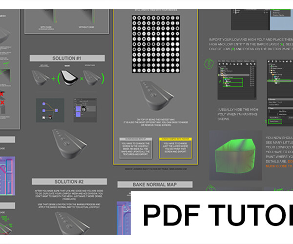 ArtStation - No More Wrong Normal Map Tutorial HQ PDF | Tutorials