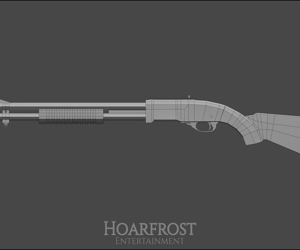ArtStation - "Hoarfrost Entertainment" Modern Stylized - Rigged - M870 ...