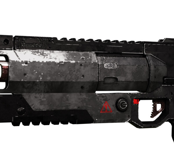 ArtStation - Gun Low-Poly | Game Assets