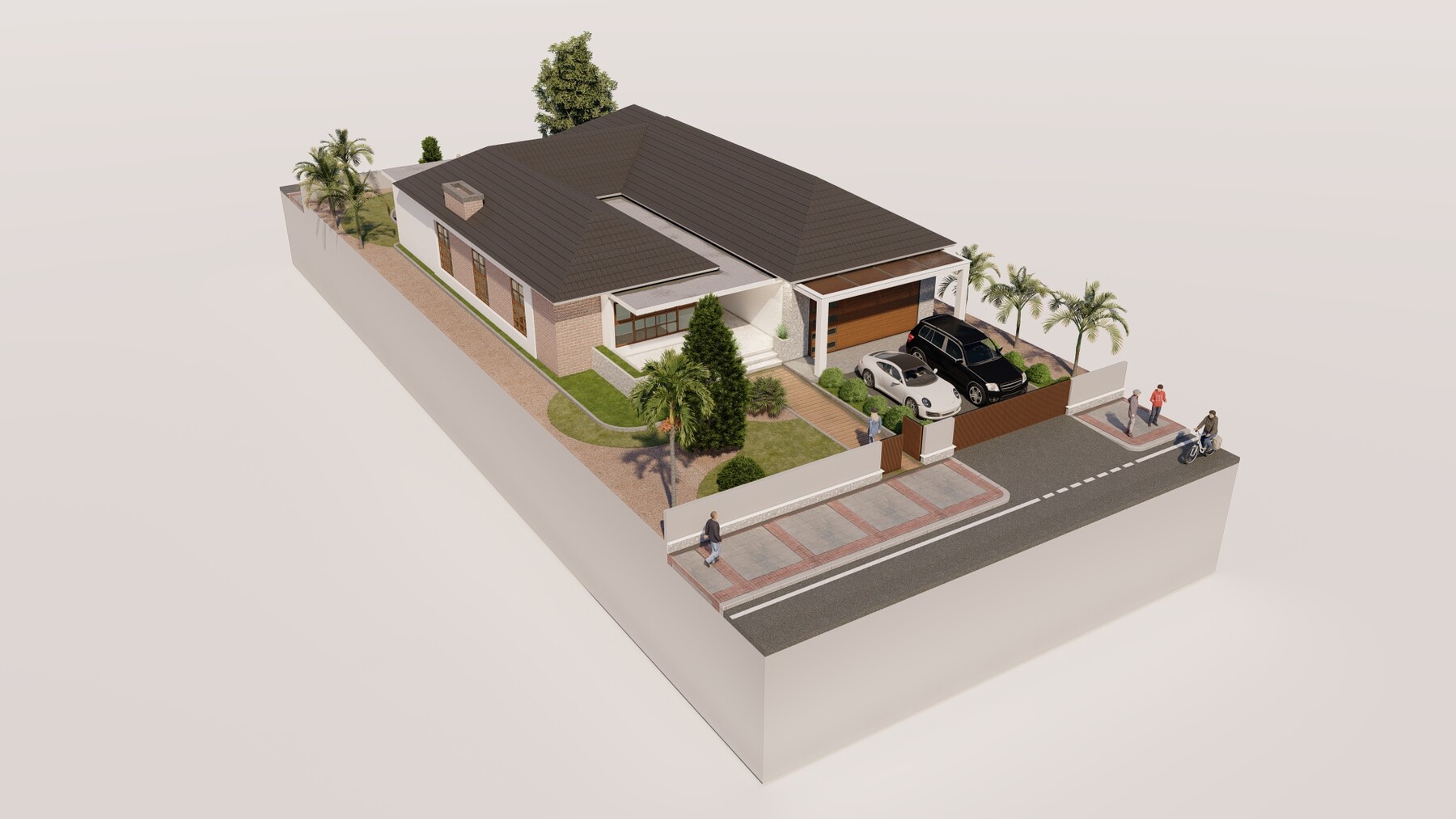 ArtStation - 3D Modeling Architecture Modern Residence | Resources