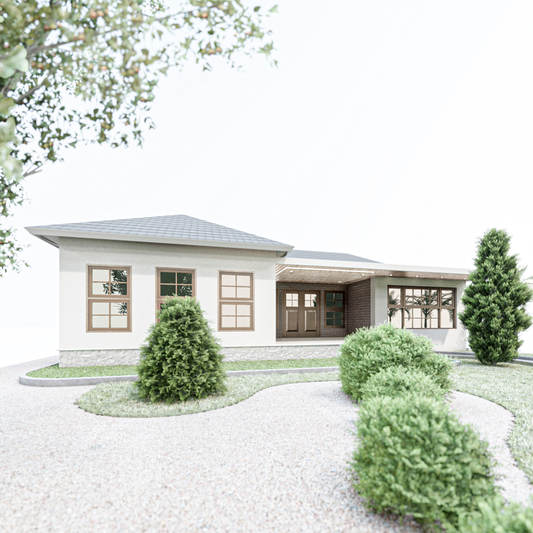 ArtStation - 3D Modeling Architecture Modern Residence | Resources