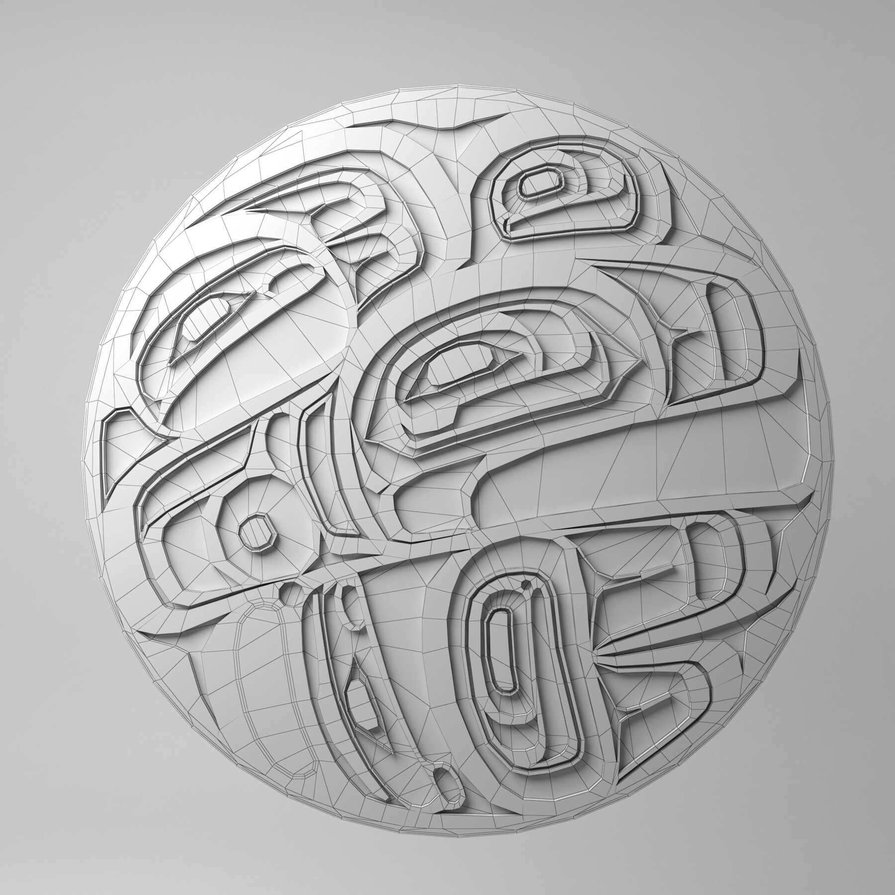 ArtStation - Northwest Coast Art Circular - Design 17 | Resources