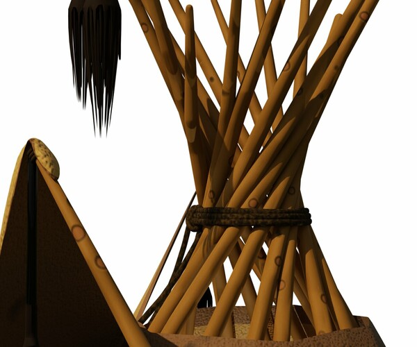 ArtStation - 3D Tepee | Resources