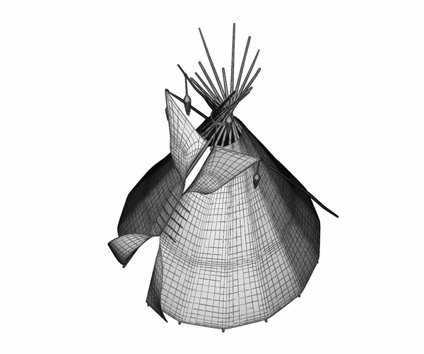 ArtStation - 3D Tepee | Resources