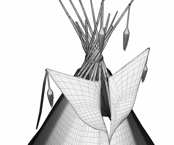 ArtStation - 3D Tepee | Resources