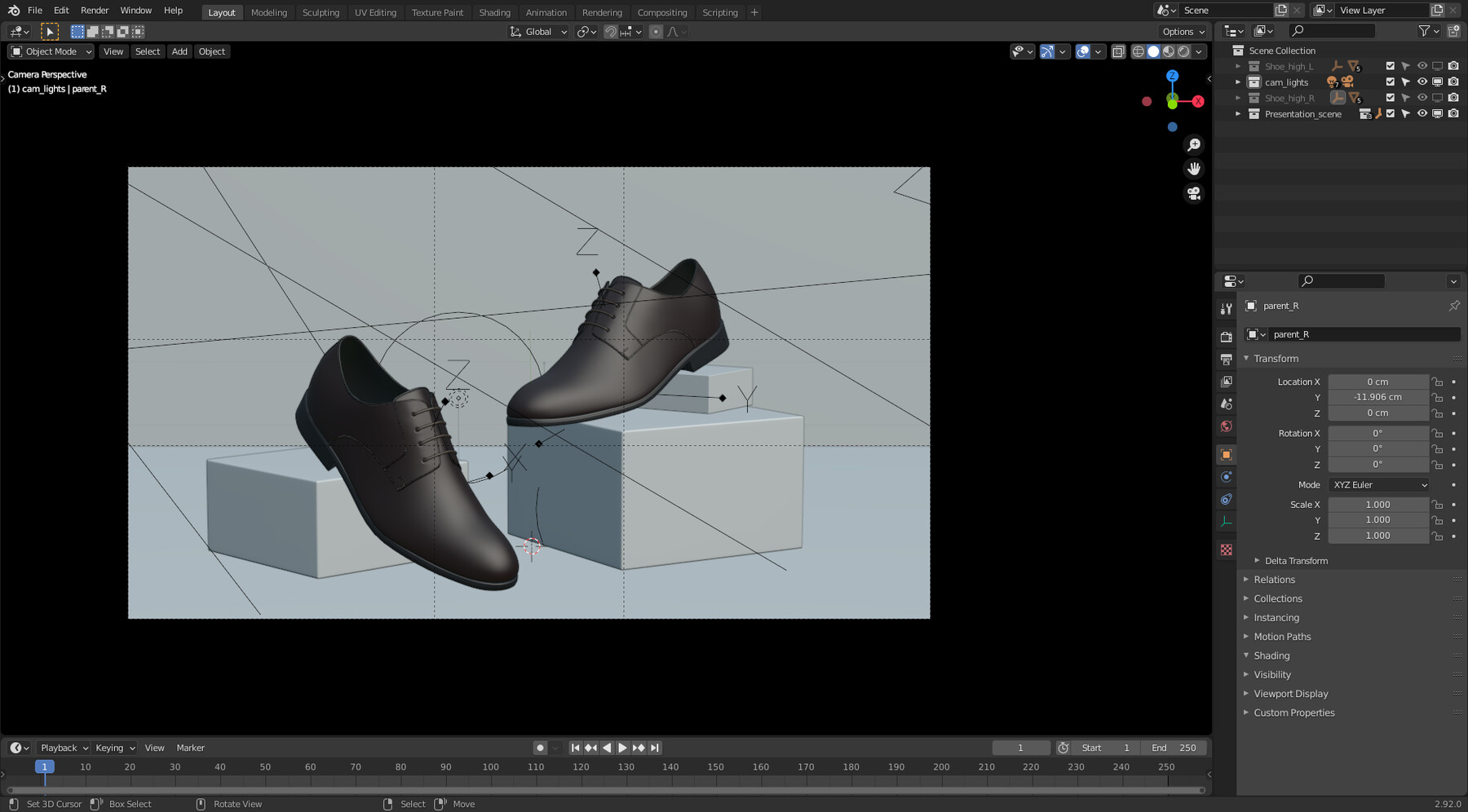 ArtStation - Classic Shoe - Brown | Resources