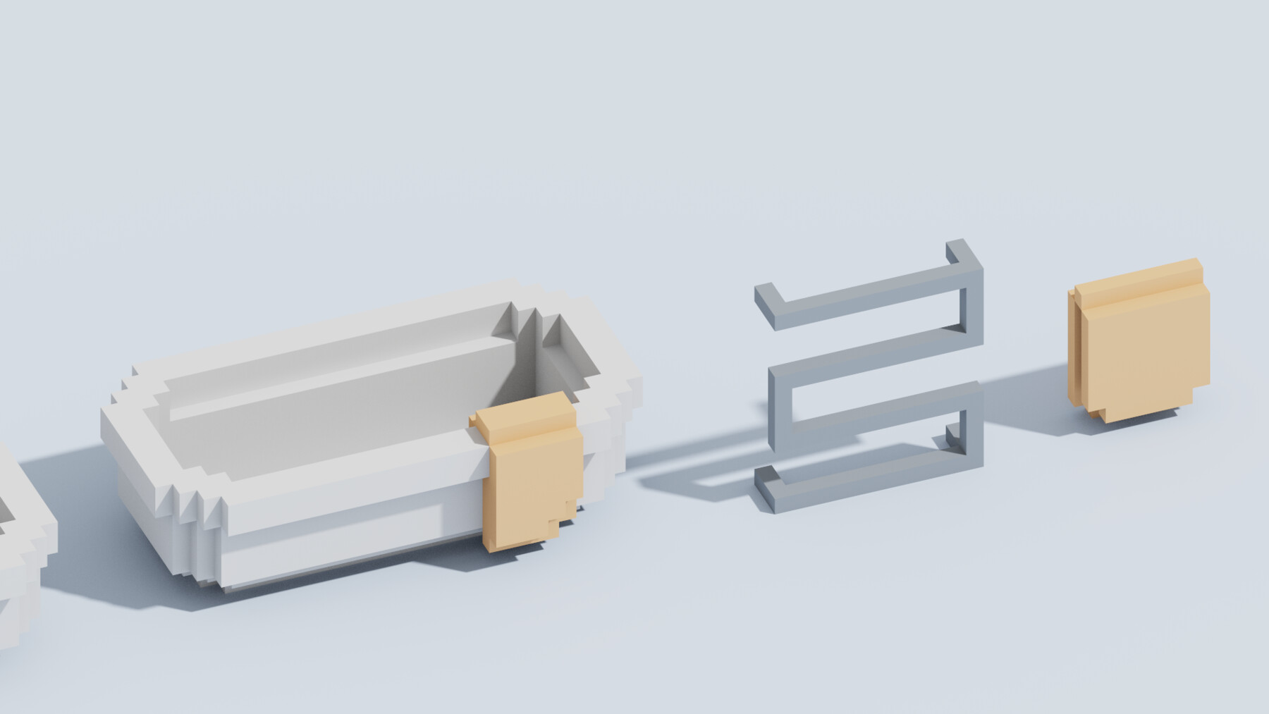 ArtStation - Voxel Bath and Dryer | Resources