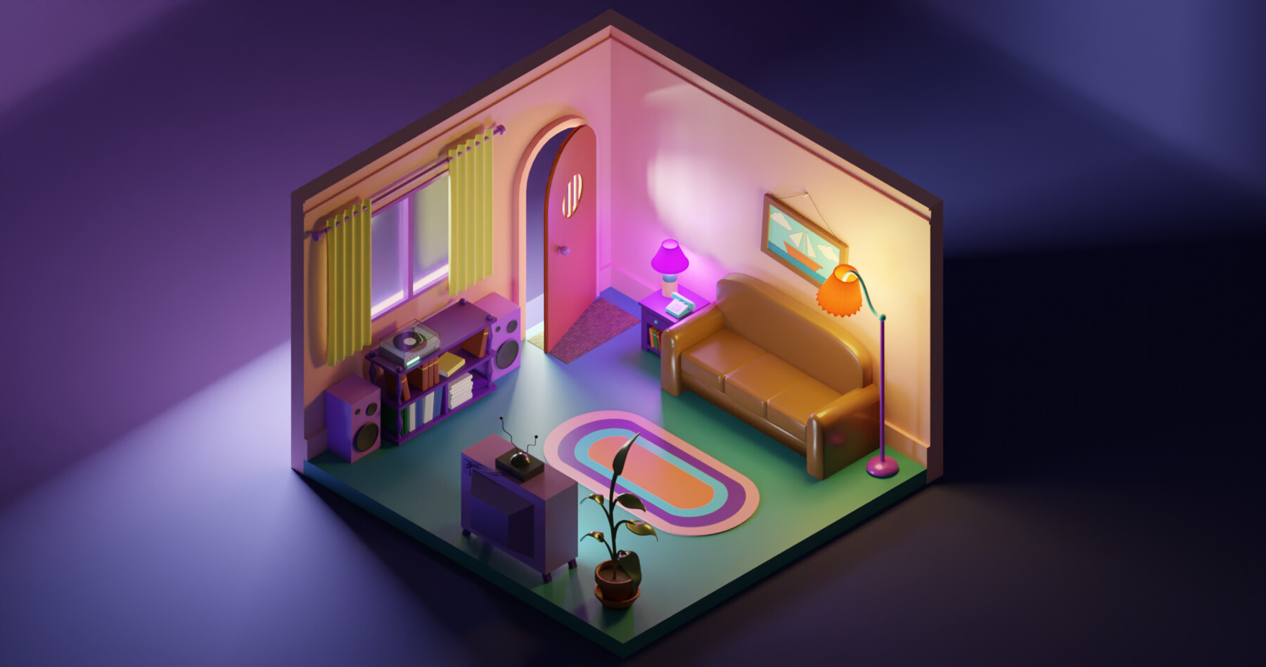 ArtStation - Simpsons Living Room | Artworks