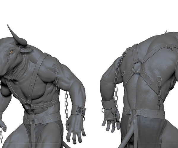 ArtStation - Minotaur 3D model high detailed | Game Assets